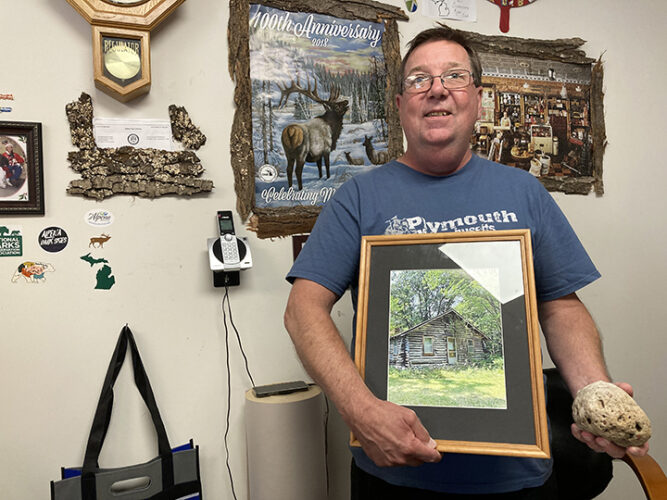 Atlanta man receives stone from cabin where his father was born | News ...